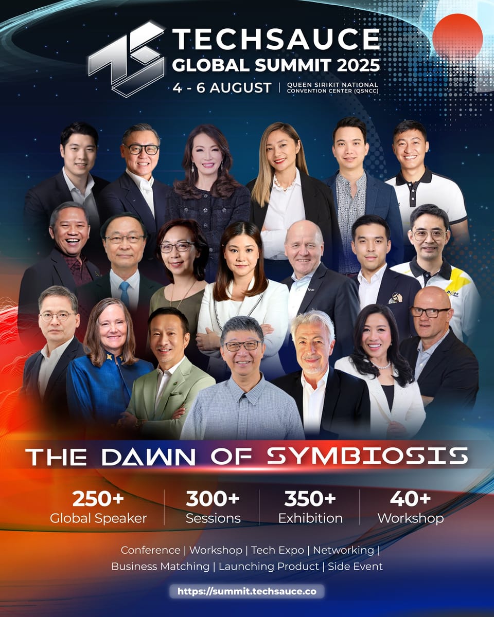 สำหรับสมาชิกหอการค้าฯ มีส่วนลด 15 % Techsauce Global Summit 2025